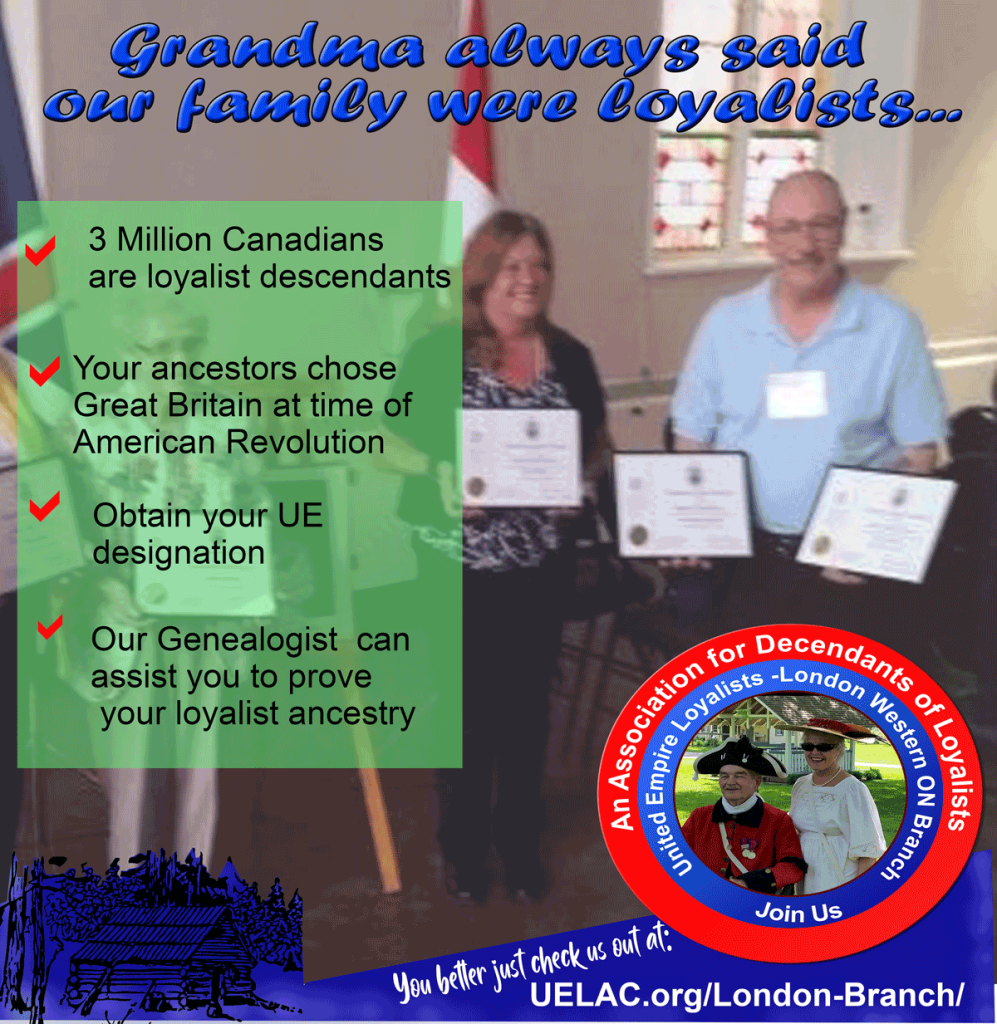 London-Western Ontario United Empire Loyalist Association – Org for ...